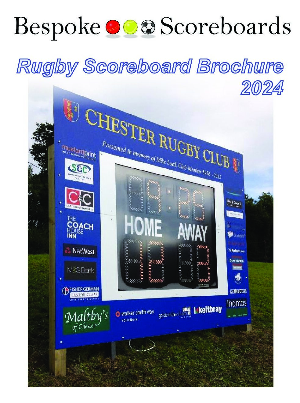 Rugby scoreboard repairs